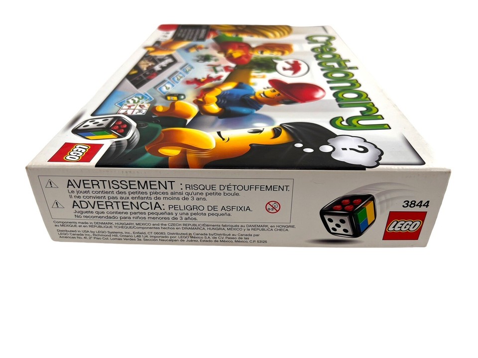 Lego Creationary Family Board Game 3844 Creative Play Pictionary 100% ...