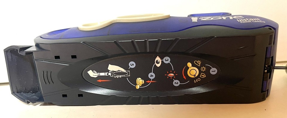 Vintage Polaroid I-zone Instant Pocket Camera, Blue | eBay