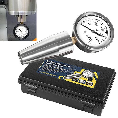 CAT40 Bt40 CNC Machine Draw Bar Force Gage Spindle Drawbar Force Test ...