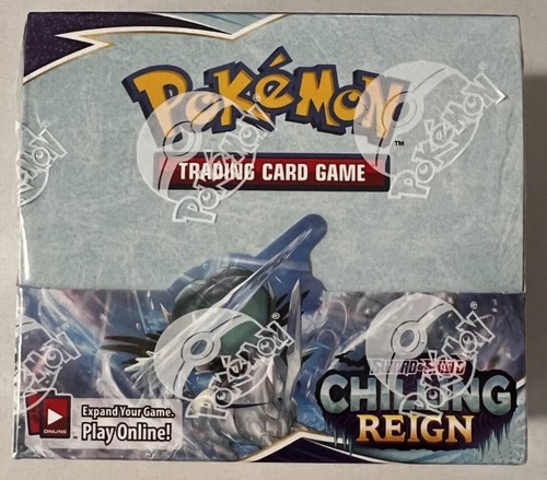 New Pokemon TCG:Sword&Shield Chilling Reign Booster Box Factory Sealed ...