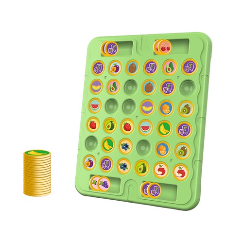Kids Educational Memory Game Challenge Toy for Toddlers Fruit Chess ...