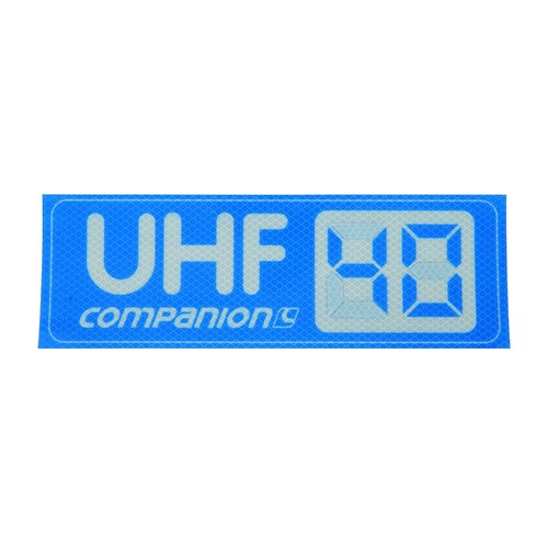 Companion UHF Channel Sticker BRAND NEW, DISPLAY YOUR UHF CHANNEL ON ...