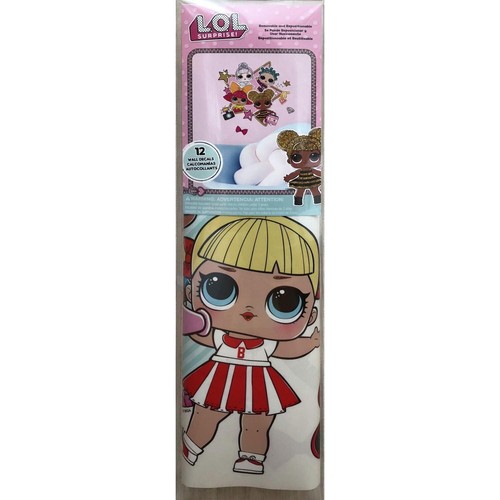 LOL Surprise Peel & Stick GIANT Wall Decals Queen Bee Dolls Girls Room ...