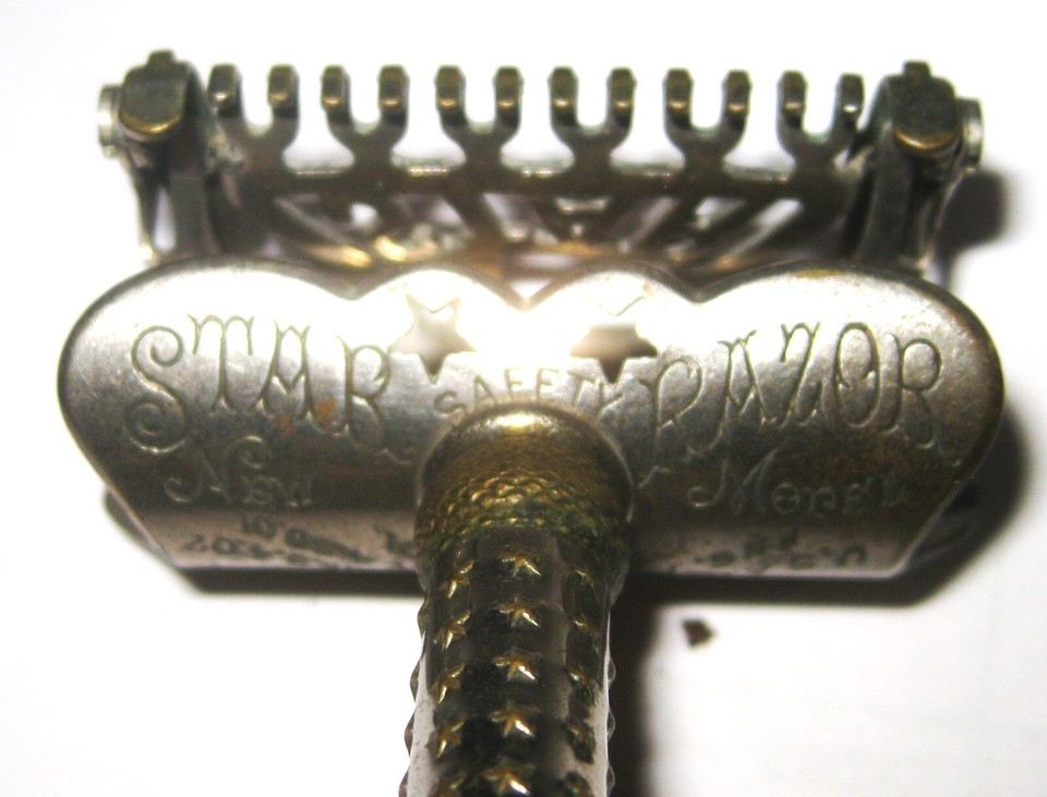 1864 STAR Safety RAZOR by Kampfe Bros., Complete w/ Original STORAGE ...