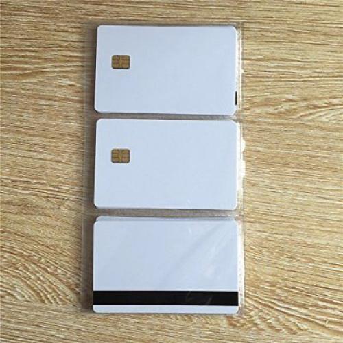 10-Pack Sle4442 Plastic Blank Chip Credit Card With Hi Co Hico Magnetic ...