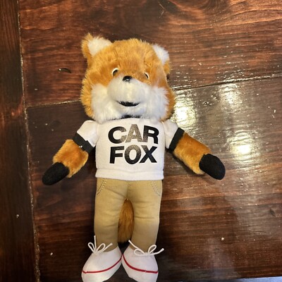 Car Fax - Car Fox Mascot - 10" Plush Stuffed Collectible - "Show Me The ...