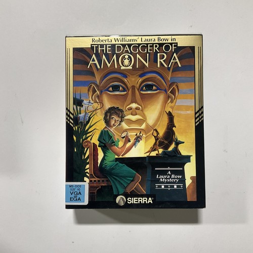 The Dagger Of Amon Ra CIB Big Box Sierra PC Game | eBay