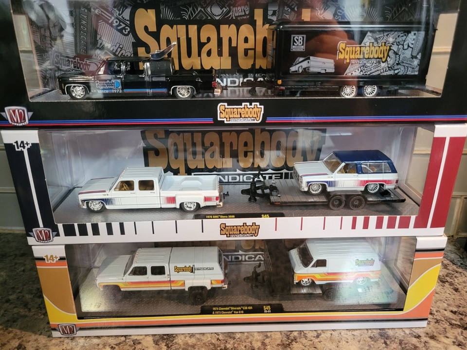 M2 Machines Squarebody Syndicate Hauler Set Set Of 3 S45 | eBay