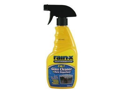 Rain-X RainX 2 in 1 Glass Cleaner + Repellent Spray Bottle Water Window ...