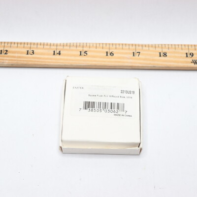 Emtek Square Flush Pull Metal Flat Black 2-1/2" x 2-1/2" 2213US19 | eBay