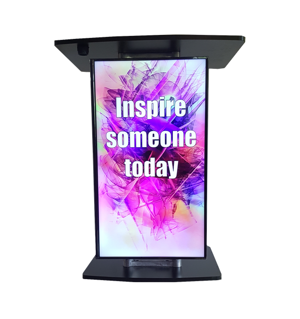 Accent Vertical Full Monitor TV Podium Pulpit Lectern Office School ...