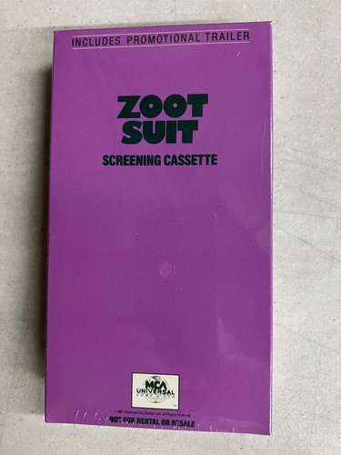 Zoot Suit - ( VHS 1981) BRAND NEW SCREENER 96898076937| eBay