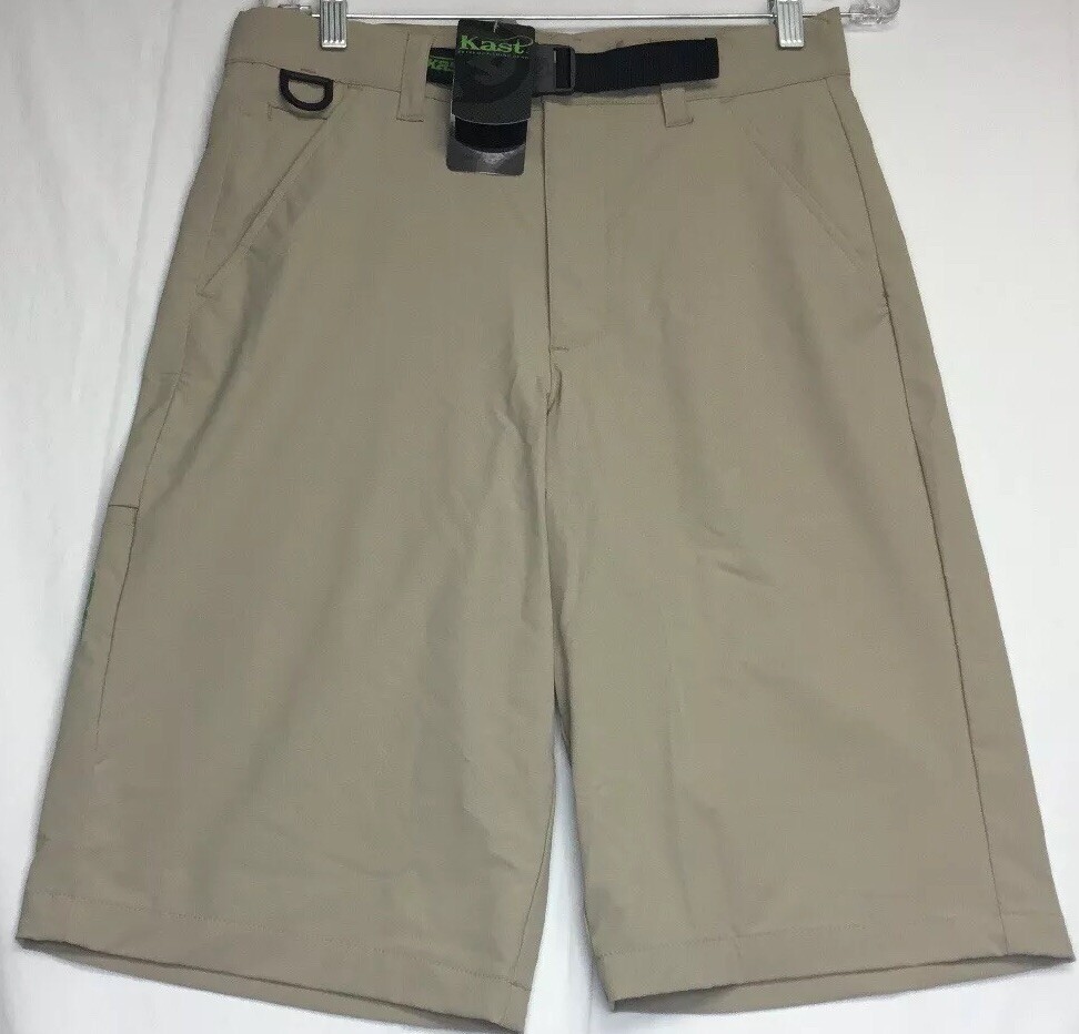 NWT Kast Extreme Fishing Gear Tailspin Guide Shorts Size Small Khaki | eBay