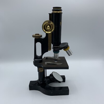 Antique Edwardian Bausch & Lomb Jug Handle Microscope /hge | eBay