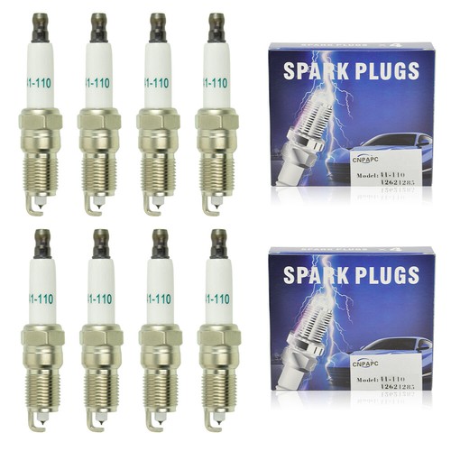 8Pcs 41-110 REAL IRIDIUM Spark Plugs LS1 LS2 LS3 LS6 L99 12621258 5.3L ...
