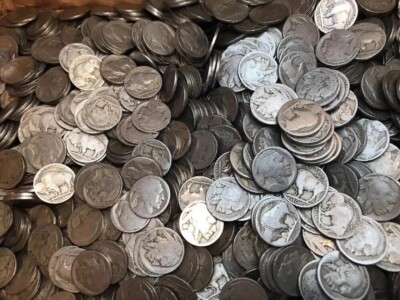 VINTAGE United States Coin Lot of 100 Buffalo Nickels 1913-1938 ...