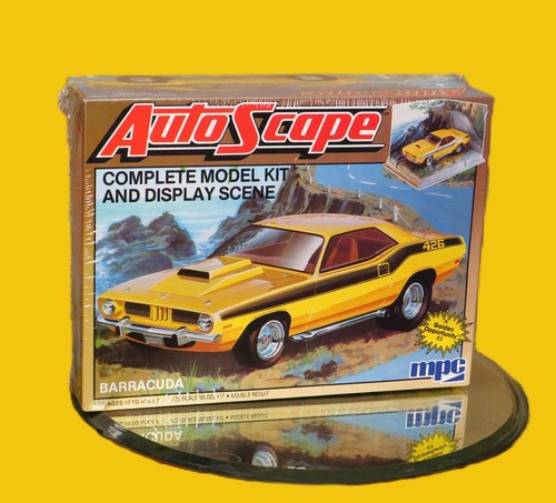 NOS Sealed AutoScape Plymouth Barracuda Model Kit 1-0913 With Base ...