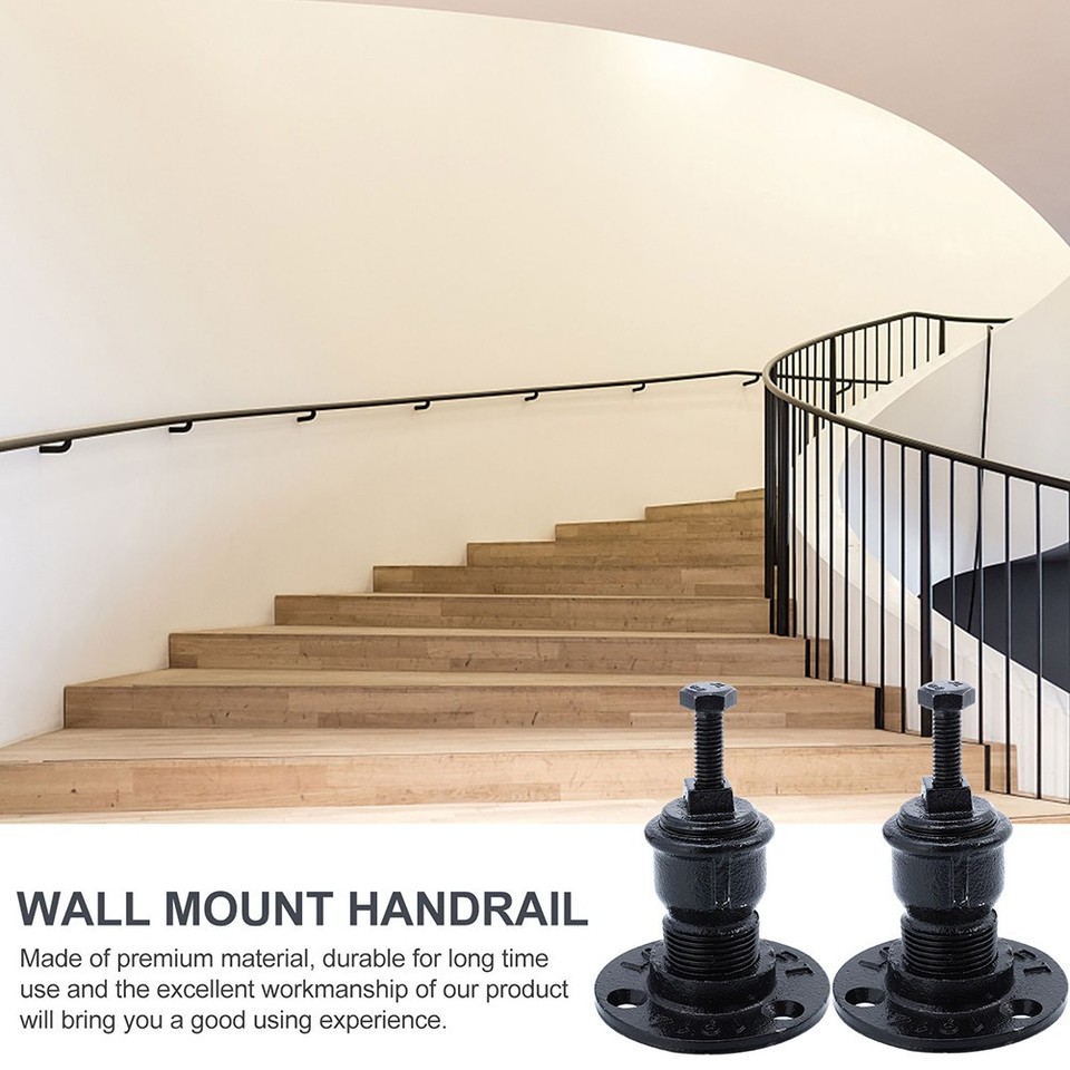 Handrail Fixing Bracket Bannister Support Wall Mounted Brackets ...