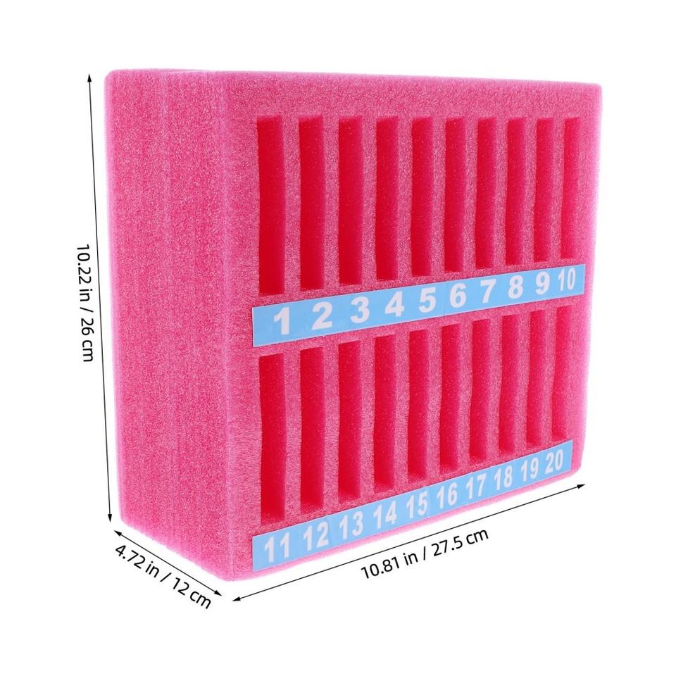 Pearl Cotton Mobile Phone Box 20-grid Foam Cell Holder Cellphone ...