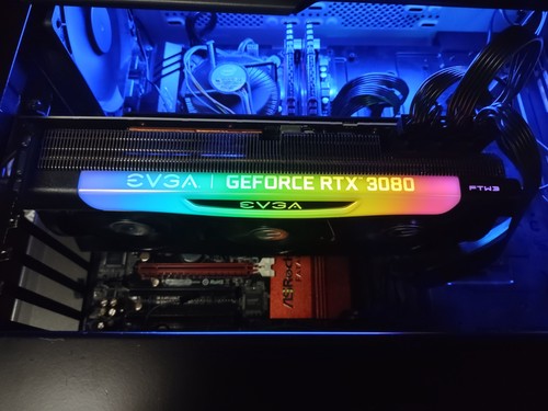 EVGA GeForce RTX 3080 FTW3 ULTRA Cooler & RGB Working No Display Parts ...