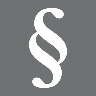 Paragraph weiß 15cm Zeichen Symbol Gesetz Anwalt Kanzlei Aufkleber ...