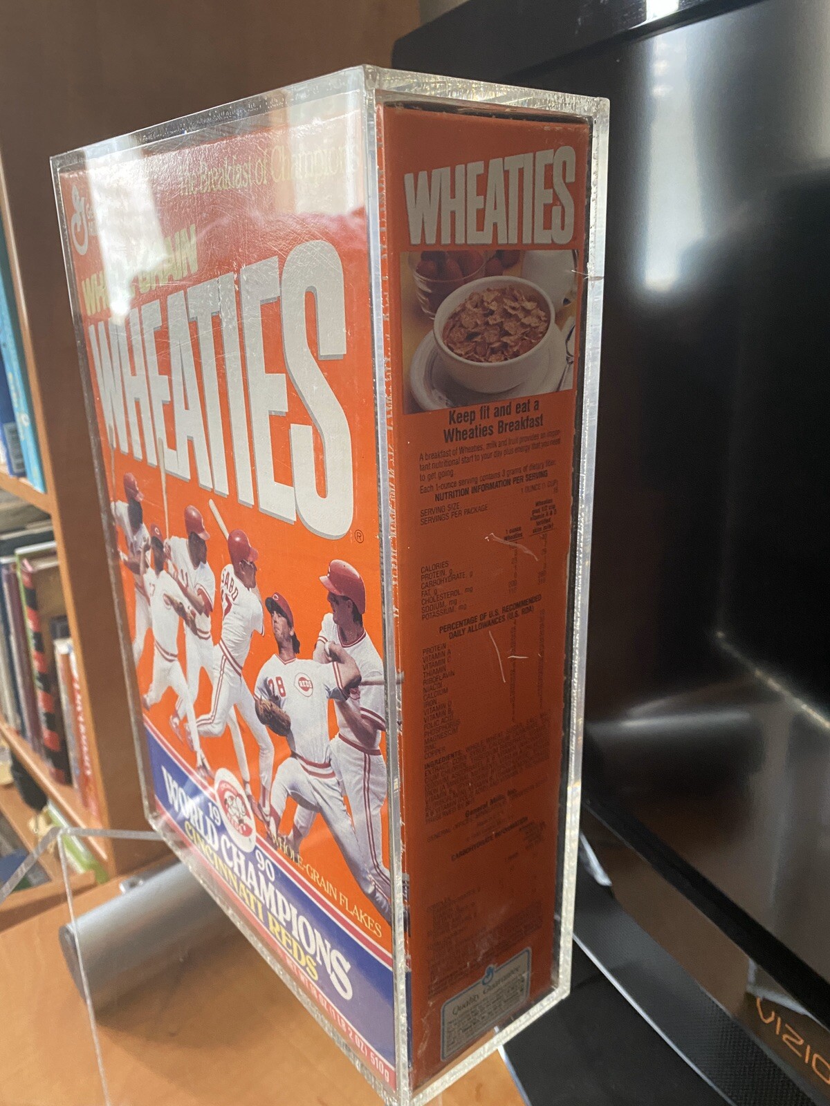 Wheaties 1990 World Champions Cincinnati Reds Collector Box Unopened In ...