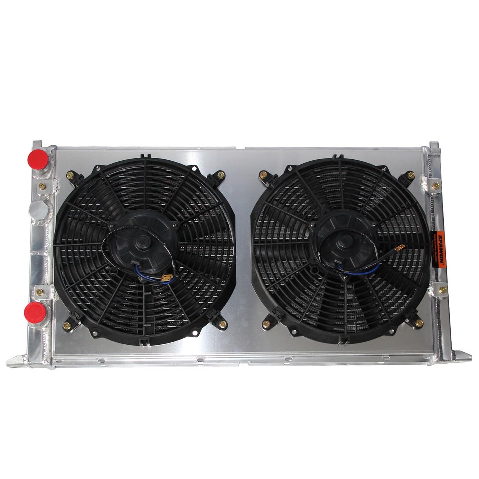 SPAWON Radiator + Fan Shroud For 1994-1998 Volkswagen Golf GTI VR6 ...