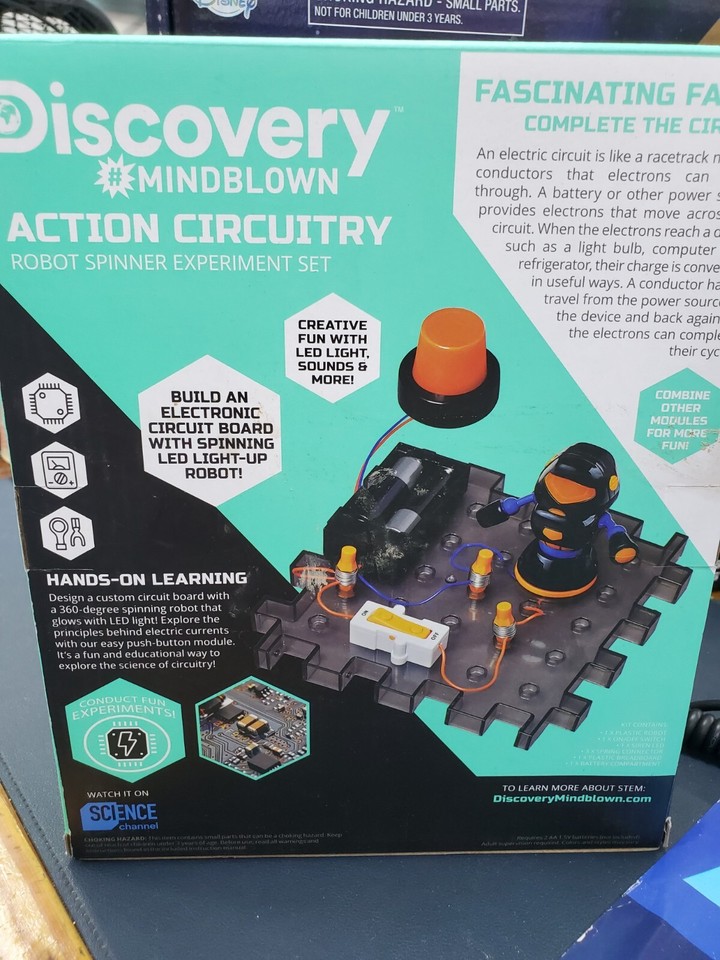 New Discovery Mindblown Action Circuitry Robot Experiment Kit | eBay