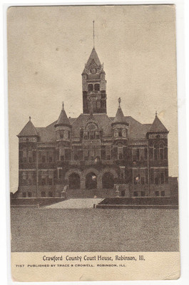 Court House Robinson Illinois 1909 postcard | eBay
