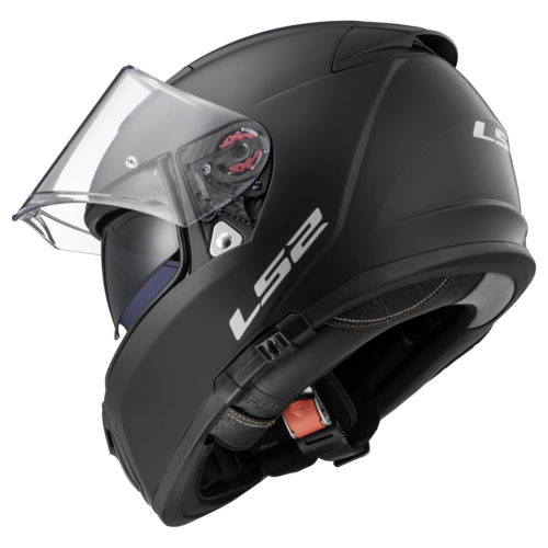 LS2 FF390 BREAKER PLAIN MATT BLACK FULL FACE MOTORCYCLE MOTORBIKE CRASH ...