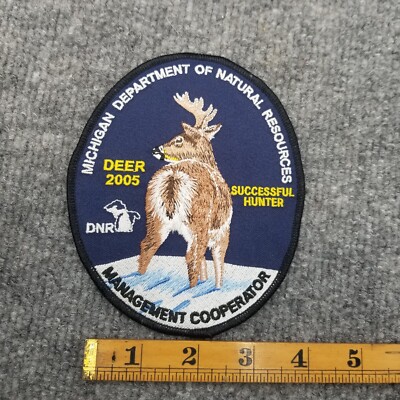 Michigan Department Of Natural Resources Patch 2005 Deer Management ...