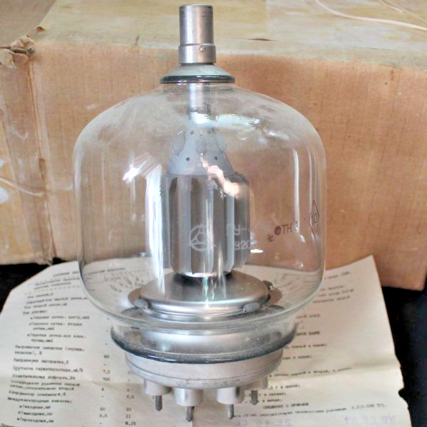 GU-46 Tube Generator Pentode ГУ-46 eq. ≈ QB5 / 1750 New Old Stock OTK ...