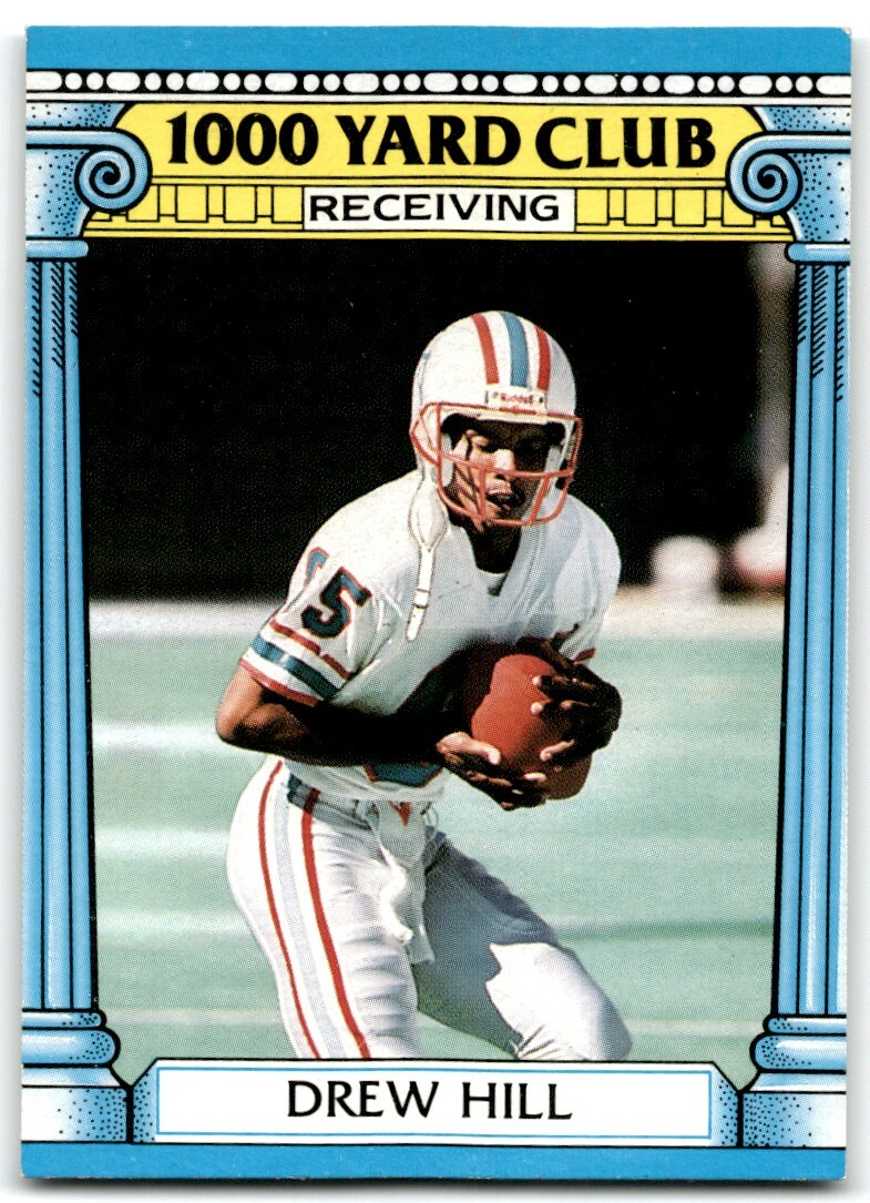 1987 TOPPS 1000 YARD CLUB DREW HILL HOUSTON OILERS #16 | eBay