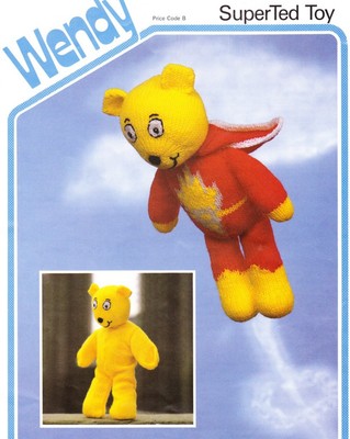 SUPERTED teddy 14" height / 8ply or DK - COPY toy knitting pattern | eBay