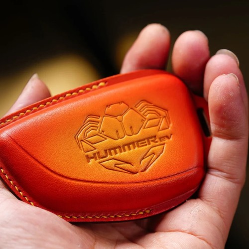 Leather Key Cover Cases 2024 GMC Hummer EV Yukon Denali, Chevy ZR2 ...