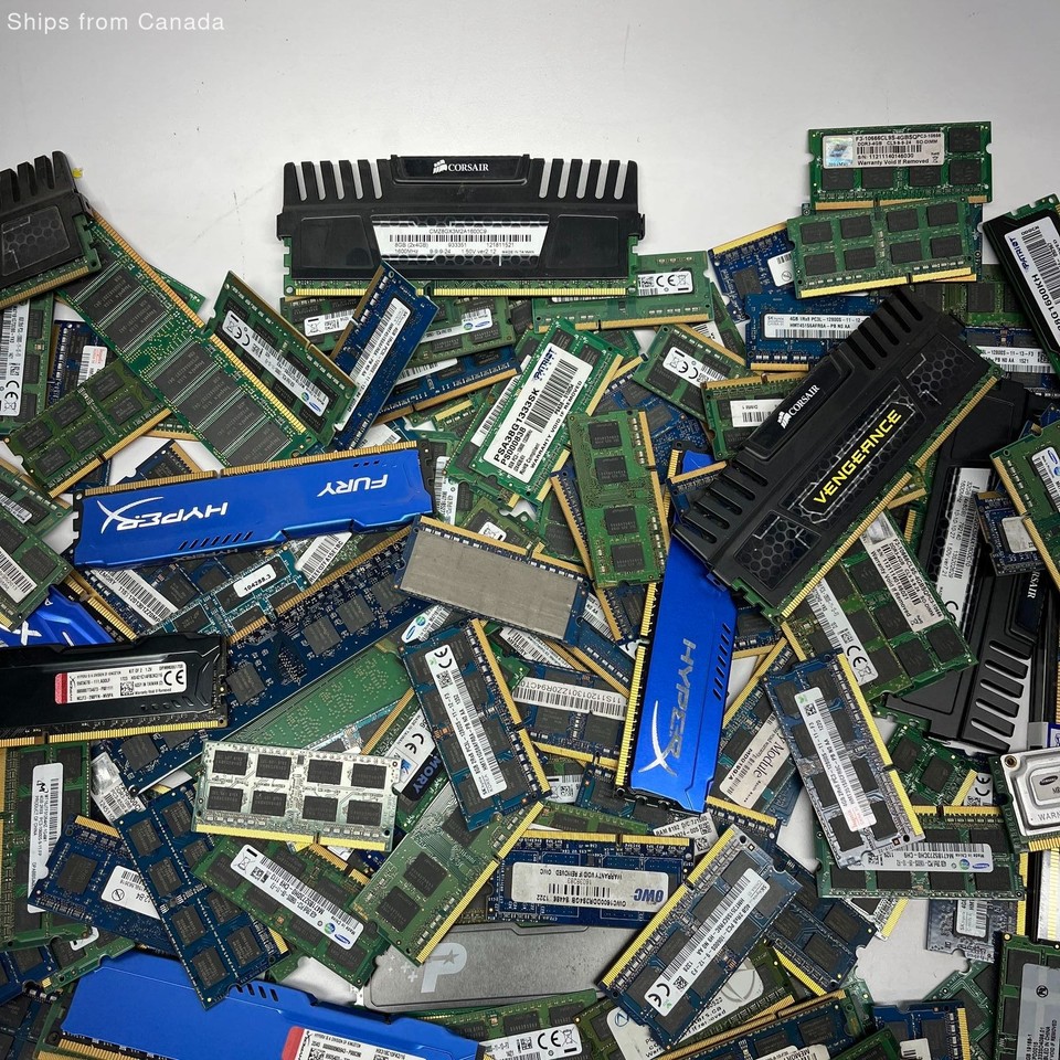 Lot of Assorted Ram (SO-DIMM & DIMM) | eBay