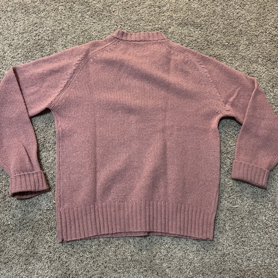 Vintage Nordstrom 100% Shetland Wool Sweater Women’s L Pink Scottish ...
