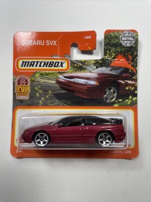 Matchbox Subaru SVX Ryu Asada GVX98 Toy Race Car Short Card | eBay