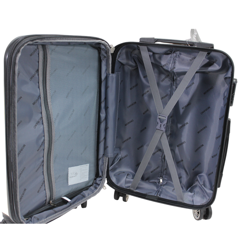 XL Large Suitcase 4 Wheel MEDIUM Lightweight ABS Hard Shell Luggage ...