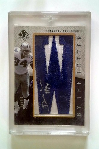 2007 SP Authentic BTL-DW DeMarcus Ware By The Letter Patch /60 Cowboys ...