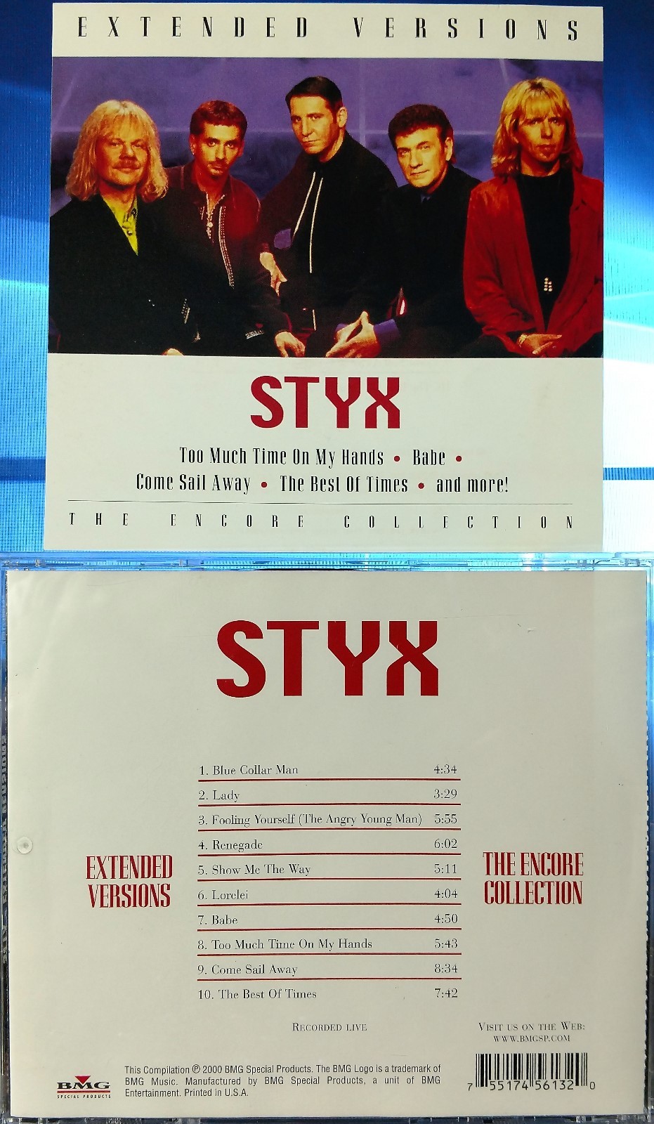 Styx - Extended Versions (CD, 2000, BMG Special Products, USA ...