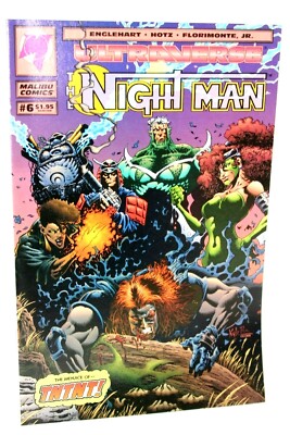 The Night Man #6 Menace of TNTNT 1994 Ultraverse Malibu Comics F+ | eBay