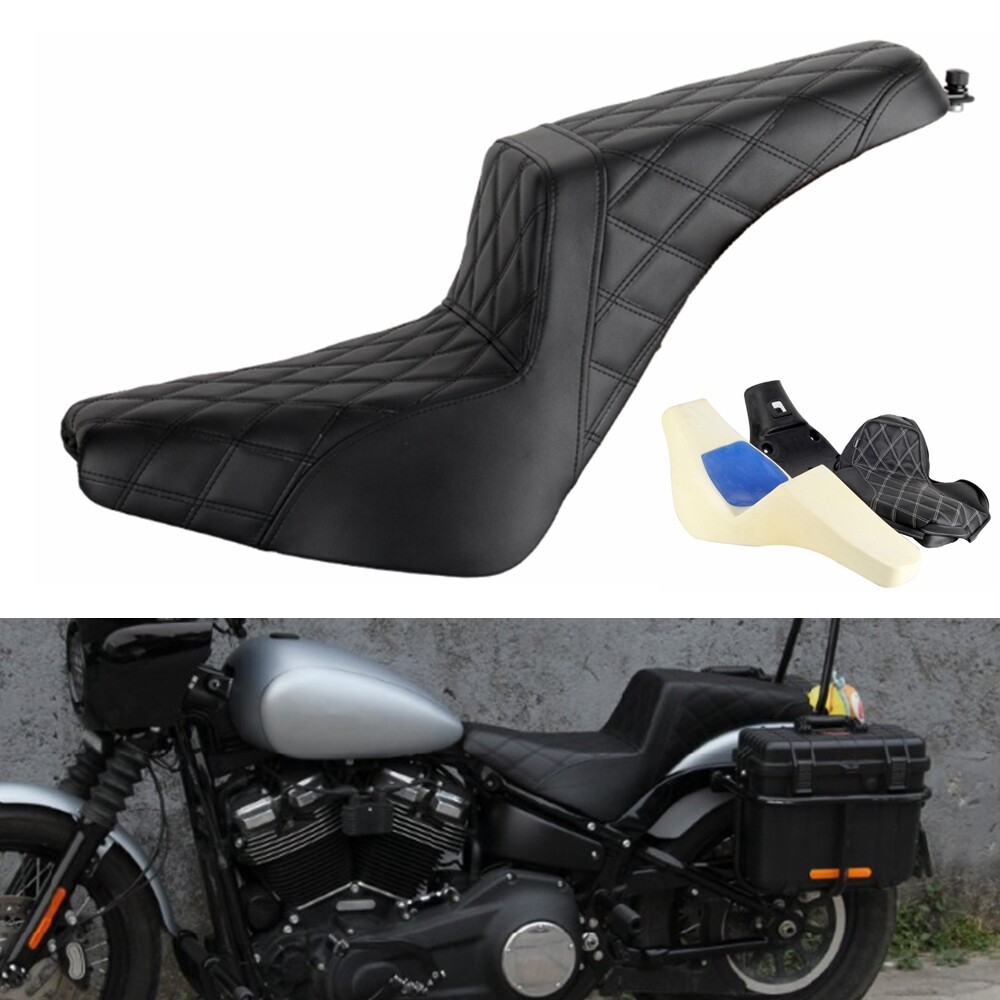 Club Style LS 2-Up Seat For Harley Softail FXST Street Bob FXBB FXBBS ...