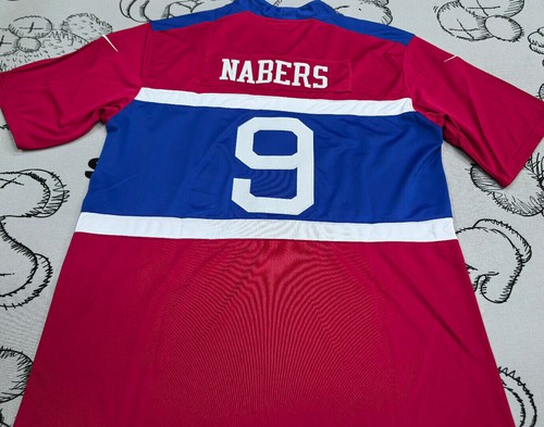 Malik Nabers #9 Giants Vapor Red Alternate Sewn Stitched Jersey. | eBay