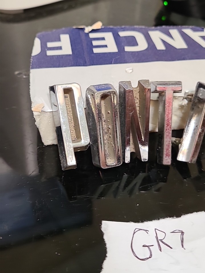 1957-58 Pontiac Trunk Letters Emblem Set | OEM GM | Genuine OEM ...