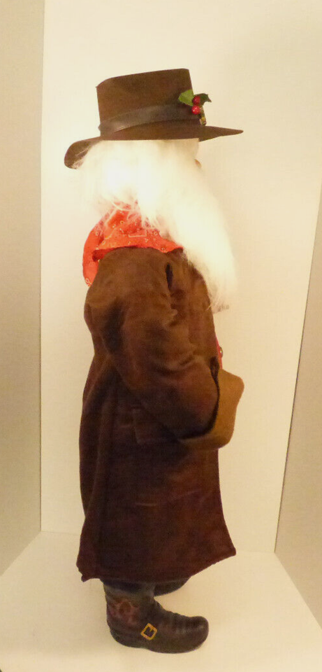 FAB WESTERN COWBOY RODEO RANCH SANTA CHRISTMAS 3ft Porch Greeter ...
