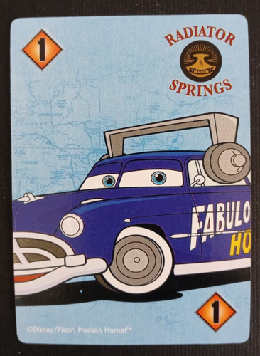 Disney Cars Go Fish Card Game Doc Hudson Diamonds #1 | eBay