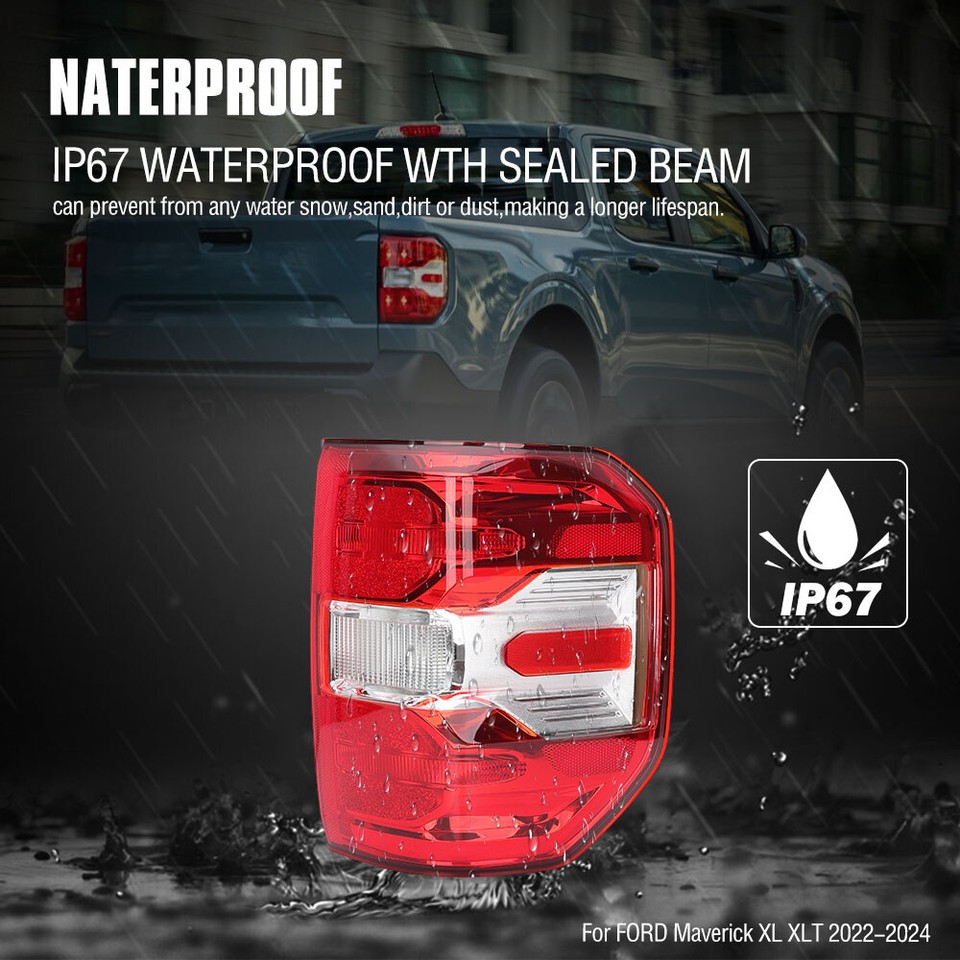 2022-2024 Ford Maverick Rear Tail Lamp Light Assembly Right Passenger ...