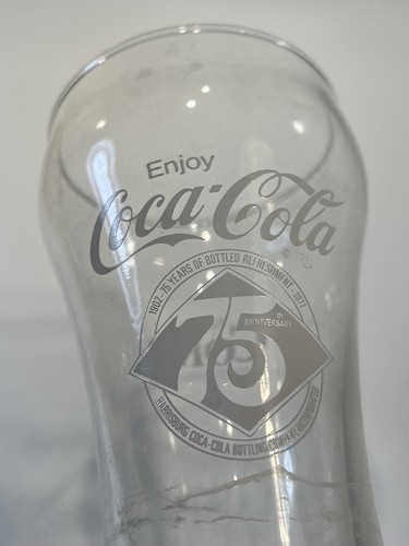 Rare Vintage 1960's Retro Clear Transparent Glass Coca Cola Wine Diner ...