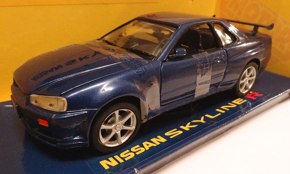 Nissan Skyline GTR - Motor Max MotorMax - 1/24 1:24 - Diecast - NEW ...